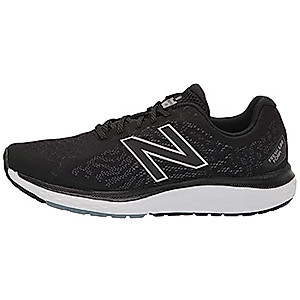 New Balance Men's Fresh Foam 680 V7 Running Shoe, Black/Star Glo, 10.5 X-Wide