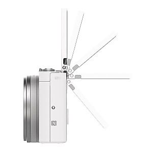 Sony DSCWX500/W Digital Camera with 3-Inch LCD (White)