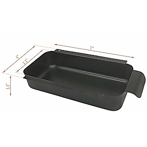 Firsgrill Replacement Charbroil 9328812P06 Metal Disposable Grill Grease Cup Holder Grease Pan G416-0015-W1 Drips pan (Black Holder)