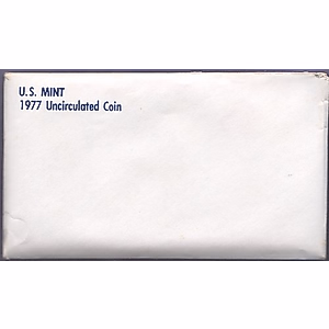 1977 P & D Mint Set in Original U.S. Government Packaging 12-Coins
