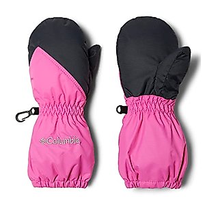 Columbia Toddler Unisex Chippewa Long Mitten, Pink Ice/Black, One Size