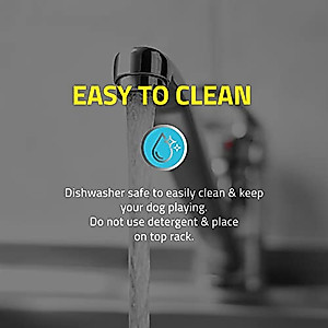 Playology Dog Balls for Medium and Large Dogs (10lbs & Up) - Dog Ball for Aggressive Chewers - Squeaky Toy, Engaging All-Natural Sweet Potato Scented - Non-Toxic Rubber Dog Ball Toys