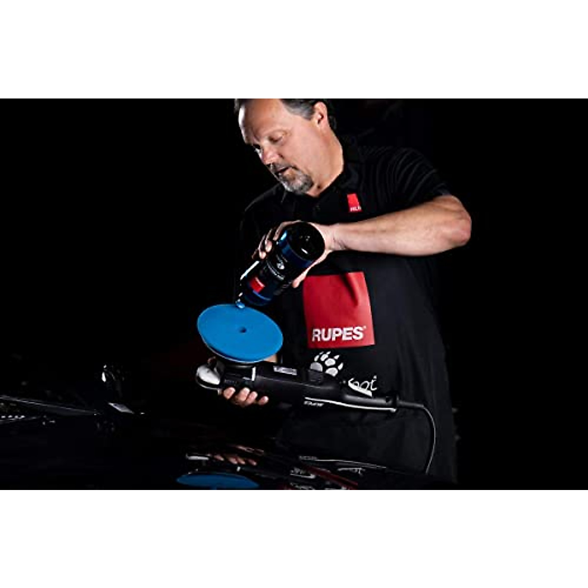 RUPES D-A Coarse High Performance Coarse Cutting Foam Pad 2-Pack (6" Face, 5" Backing)