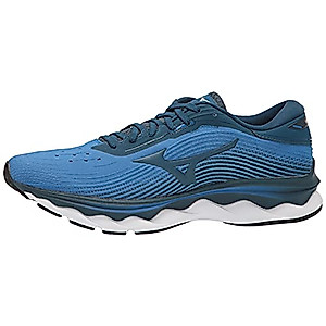 Mizuno mens Wave Sky 5 Running Shoe, Imperial Blue-sea, 11.5 US