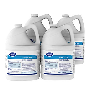VIREX Diversey II 256 04332. Disinfectant Cleaner and Deodorant, Hospital Grade Floor Cleaner with Mint Scent, Concentrate, 1-Gallon (Pack of 4)