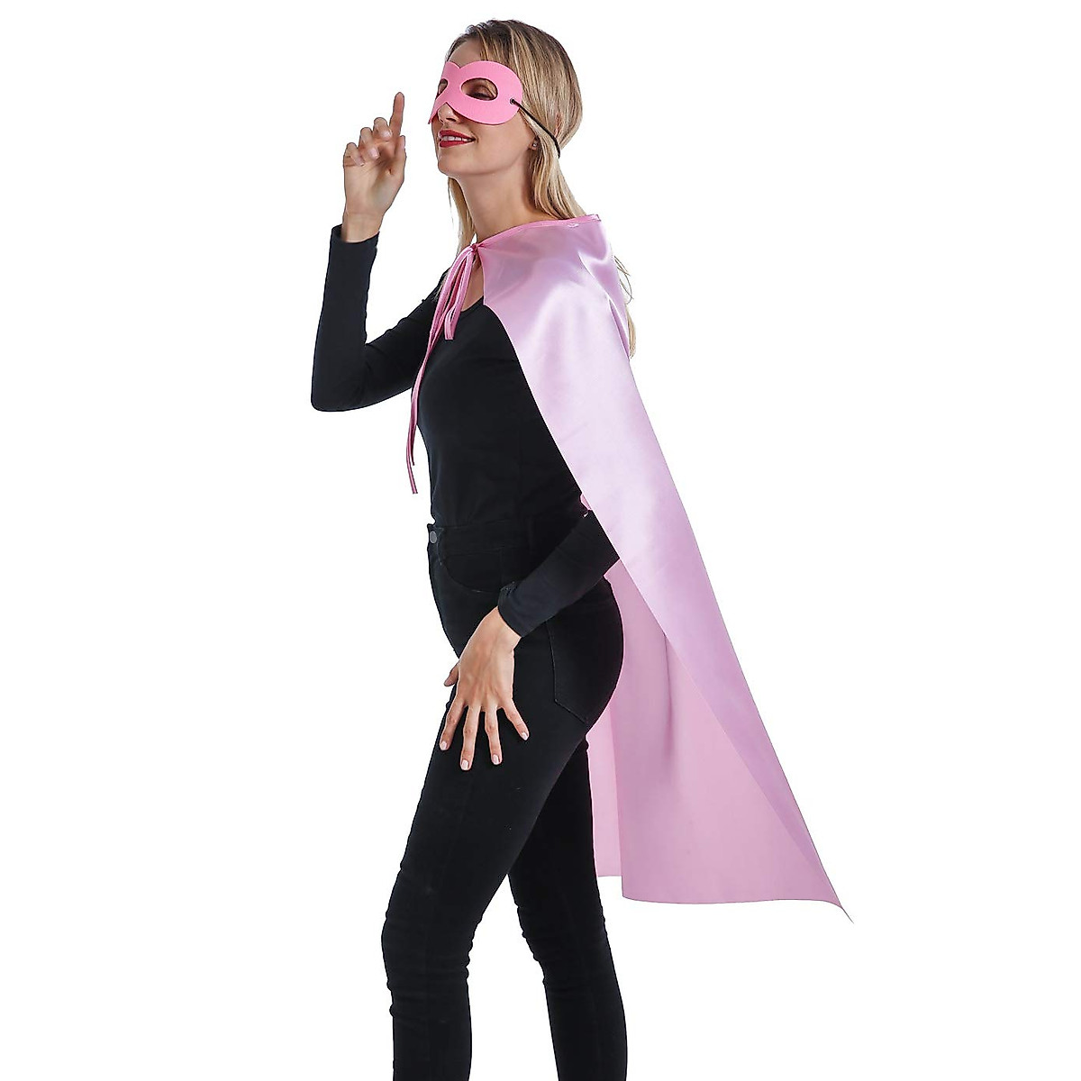 Kidsfere Superhero Capes and Masks for Adults Women Man - Party Capes for Team Spirit Building - 12 Mixed Colors