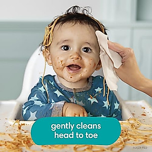 Pampers Baby Wipes, Complete Clean Baby Fresh Scented Wipe, Gently Cleans Head to Toe, 216 Total (3 Flip-Top Packs)