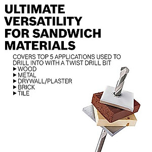 BOSCH MP500T Drill Bit Set, 5 Piece