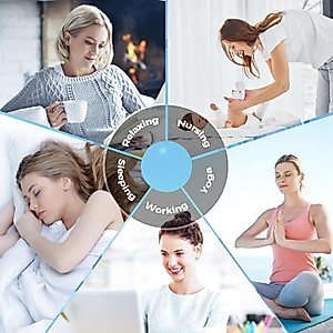 REACHER White Noise Sound Machine, Ambient Night Light for Sleep, 21 Soothing Vibrant Natural Sounds, Brown, Pink & White Noise Machine for Baby, Adults, Kids