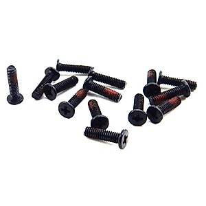 Nylok Patch Flat Phillips Head M2.5x12L Screws 85 Pieces Package 734093-001 Compatible Replacement Spare Part for HP Compatible and Other Systems