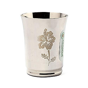 Sharvgun Stainless Steel Water Tumblers - Pack of 6, Silver, 250ml