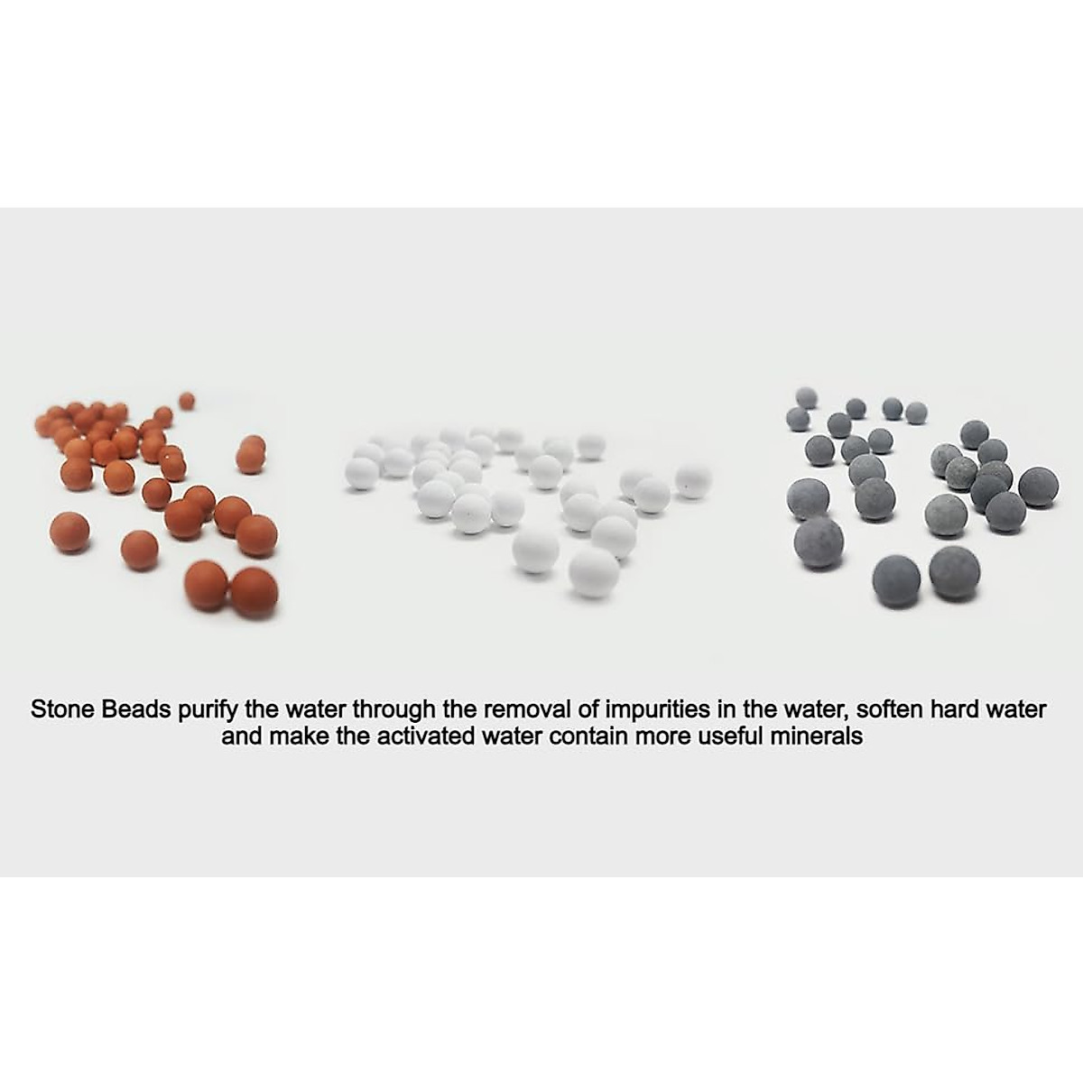 Ionic Shower Head High Pressure with Hose and Bracket, Mineral Balls Ionic Shower Head for Skin & Hair Health, Water Saving, Handheld 3 Modes Pressure Shower