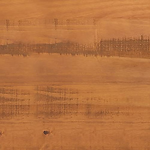 Walker Edison Mid Century Modern Wood Nightstand Side Table Bedroom Storage Drawer and Shelf Bedside End Table, 1 Drawer, Caramel