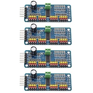 Onyehn PCA9685 IIC Module,16 Channel 12-Bit PWM Servo Motor Driver for Arduino Robot or Raspberry pi(4 Pack)