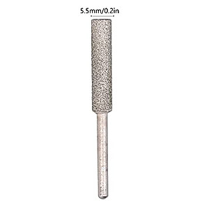 20Pcs Chainsaw Sharpener Kettingzaag Slijper,Valve Lapping Tool File Emery Chainsaw Sharpener Burr Electrical Chain Saw Sharpening Bits (5.5mm)