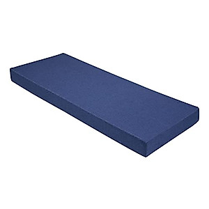 RULAER Bench Cushions,Custom Size Bench Cushion for Indoor/Outdoor Furniture,Non-Slip Patio Seat Cushions,70D Thickened Foam Bench Cushion for Bay Window,Custom 70+ Colors,Zippered for Easy Clean