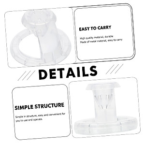 GLEAVI 6 Pcs Pen Base Transparent Printing Pen Holder Pen Storage Rack Printing Brush Base Printing Brush Stand Printing Pen Supply Pencil Holder Major 3D Copying Board Plastic