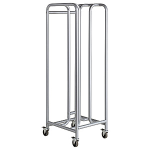 ECR4Kids The Surf Storage Rack, Classroom Furniture, Silver, 30-Piece