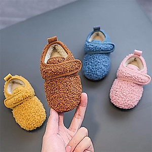 KUBUA Toddler Slippers Boys Girls Outdoor Indoor House Shoes for Kids Pink Size 5.5 Toddler