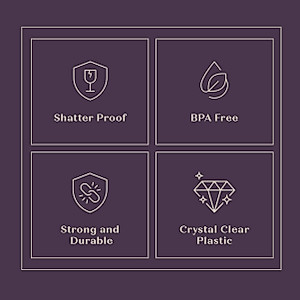 Comfy Package Clear Hard Plastic Shot Glasses [1 oz. - 100 Count] Disposable Shot Cups