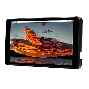 XYGStudy 5.5 inch Raspberry Pi HDMI Capacitive Touch AMOLED Display Monitor Toughened Glass Panel 1080×1920 with Protection Cover Case for Mini PC Raspberry Pi 4 Model B Computer Monitor