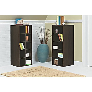 ClosetMaid 1546 Stackable 10-Cube Organizer, Espresso