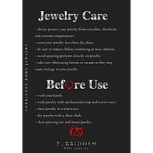 Forbidden Body Jewelry 20g 8mm Platinum Plated Brass Bendable Nose Ring and Cartilage Hoop Lined with CZ Gems