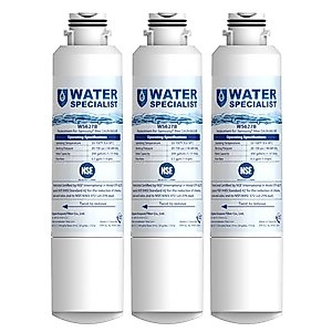 Waterspecialist DA29-00020B Samsung Water Filter for Refrigerators, Replacement for Samsung Water Filter DA29-00020B, HAF-CIN, RS25J500DSR, RF28HMEDBSR, HAF-CIN/EXP, RF4287HARS, RF28HFEDBSR, 3 Filters