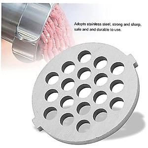 Premium Meat Grinder and Plate Set - Professional 7mm Hole Diameter Replacement Parts for Grinders and Mincers - Enhanced Alloy Disc for Optimal Performance