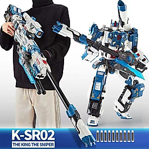 NBK Deformation Robot Toy King of Sniper Rifle Action Figure Oversized Deformed Original Gift for Kids Adults