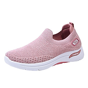 ZHOUXINGB Summer Sandals for Women Sexy, Womens Sandals Rain Sandals Latin Water Shoes Retro Shoes Fashion Heels Basketball Slip On Sneakers Women No Back Pink