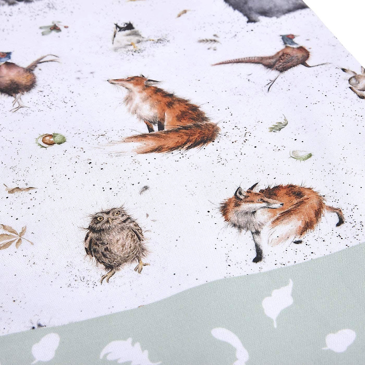 Pimpernel Wrendale Designs Collection Tea Towel | Quick Drying Cotton Dish Towel | Multi-Purpose Absorbent Kitchen Towel with Animal Design | Measures 18” x 29”