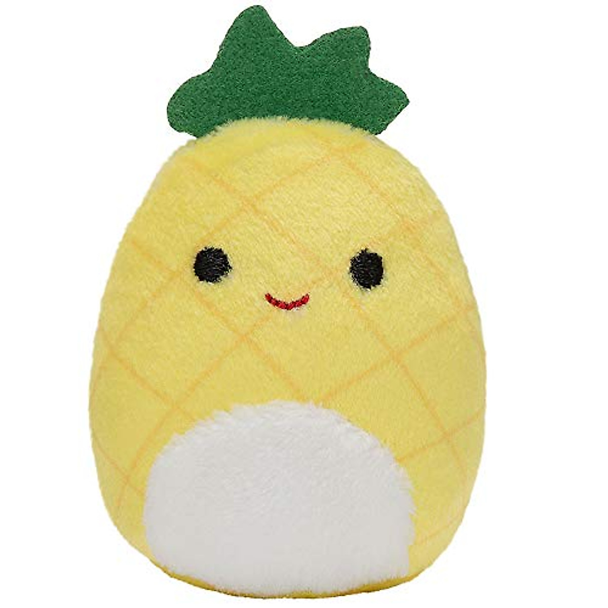 Squishville by Squishmallows Mini Plush Fruit Squad, Six 2" Soft Minimallow Plush, Irresistibly Colorful Fruits, Mini Peach, Pineapple, and Watermelon