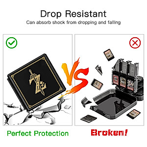 UFOPETIE Game Case Storage for Switch Game Cards Zleda Games Cube up to 12 Games,Foldable Nintendo Switch Game Card Case Cube Nintendo Switch Game Storage,for Zleda Switch Accessories-Letter Z