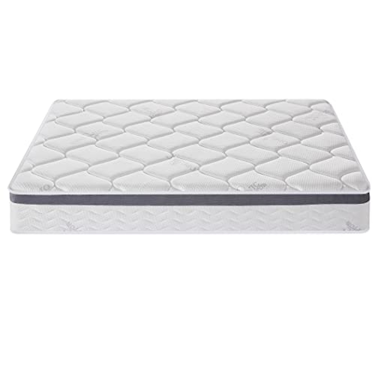 Full Size Mattress - 10 Inch Cool Memory Foam & Spring Hybrid Mattress with Breathable Cover - Comfort Plush Euro Pillow Top - Rolled in a Box - Oliver & Smith