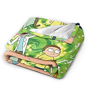 Cartoon Blanket Ultra Soft Throw Blankets Flannel Blankets All Season Light Weight Living Room/Bedroom Travel Blanket 50"X40"