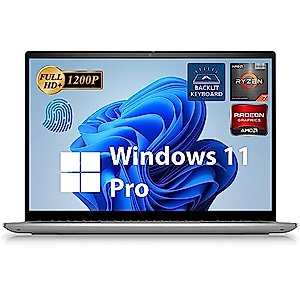 Dell 2023 Inspiron 14 Business Laptop, 14" FHD+ Display, AMD Ryzen7 5825U, 32GB RAM, 1TB PCIe SSD, Fingerprint Reader, Backlit Keyboard, USB-C, HDMI, Bluetooth, WiFi 6, Windows 11 Pro, Silver