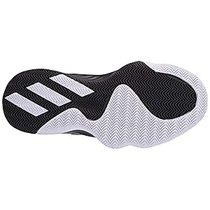 adidas Women's D.O.N. Issue #1 Basketball Shoe, FTWR White/core Black/core Black, 11