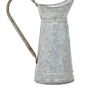 Deco 79 Metal Watering Can Indoor Outdoor Planter Small Planter Pot, Planter 10" x 6" x 12", Brown