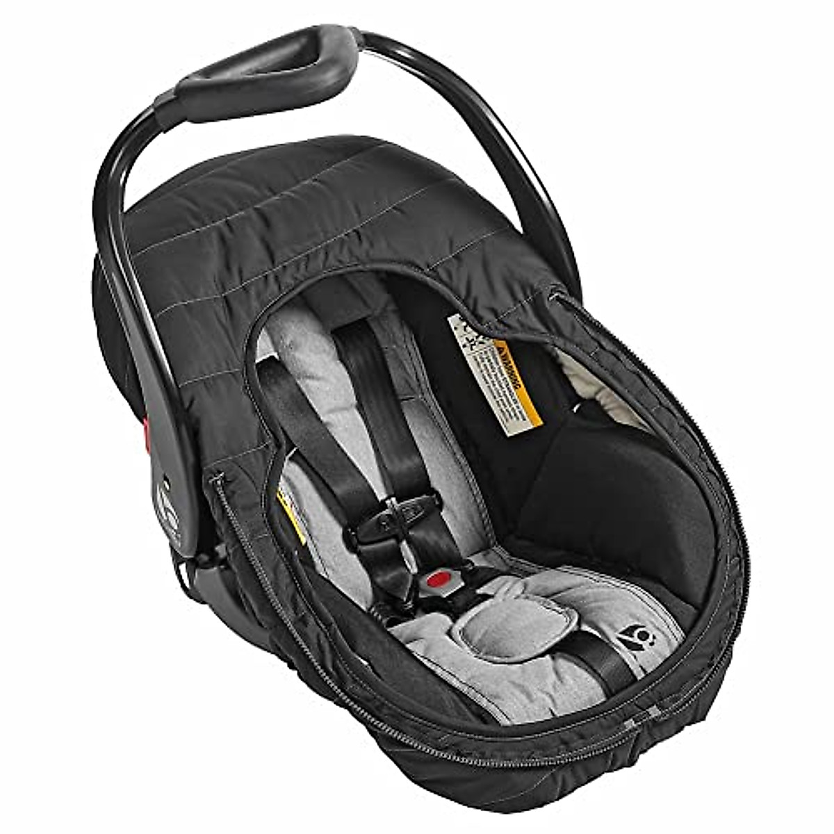 JJ Cole Infant Car Seat Cover, Winter Resistant Stroller and Baby Carrier Cover, Black