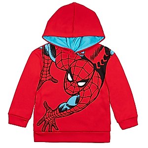 Marvel Avengers Spider-Man Little Boys Fleece Pullover Hoodie 7-8