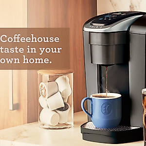 Keurig K-Elite Coffee Maker, Single Serve K-Cup Pod Coffee Brewer, With Iced Coffee Capability, Brushed Slate