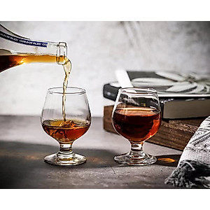 Srgeilzati Snifters 3.5oz Shot Glasses Set of 8 Cute Brandy Cognac Glasses 100ml (100ml | 3.5 floz)