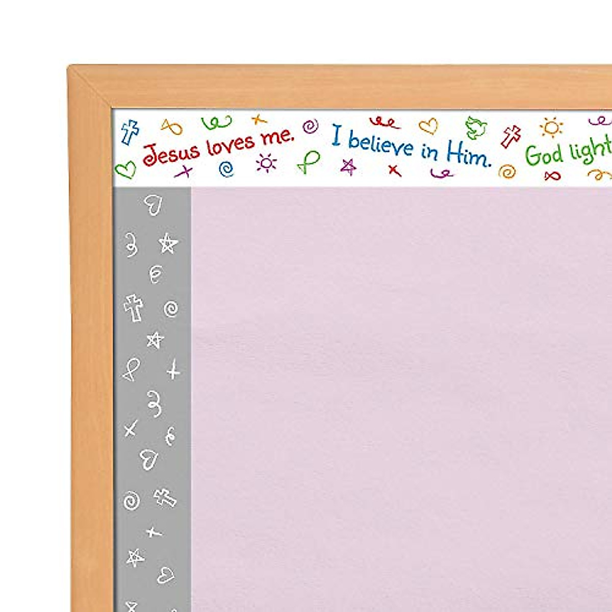 Double-Sided Religious Messaging Bulletin Board Borders - Educational - 12 Pieces