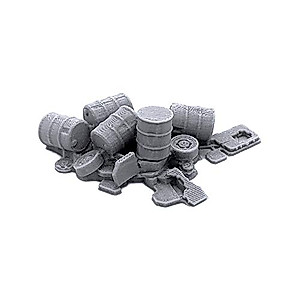 Shanty Rubble by Terrain4Print, 3D Printed Tabletop RPG Scenery and Wargame Terrain for 28mm Miniatures