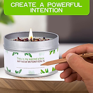 TOMOKO White Sage Candle, Sage Leaf, Rose, Lavender, Himalayan Salt & Essential Oil