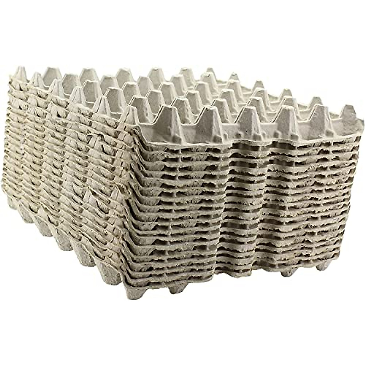 Cornucopia 30-Count Egg Flats (18 Trays); Biodegradable Recycled Material Chicken Egg Cartons, Each Holds 30 Eggs