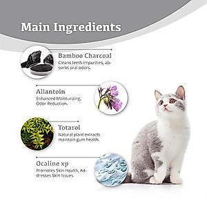 PROUDPET Bamboo Charcoal Pet Toothpaste. Effectively removes Oral Odor and Reduces The Chance of Calculus and Plaque Formation.