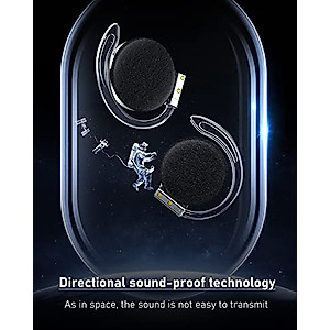 bluetooth headset open ear headphones bluetooth workout headphones wireless bluetooth earphones for sport IPX5 waterproof headphones noise cancelling headphones with microphones 13-Hours battery life