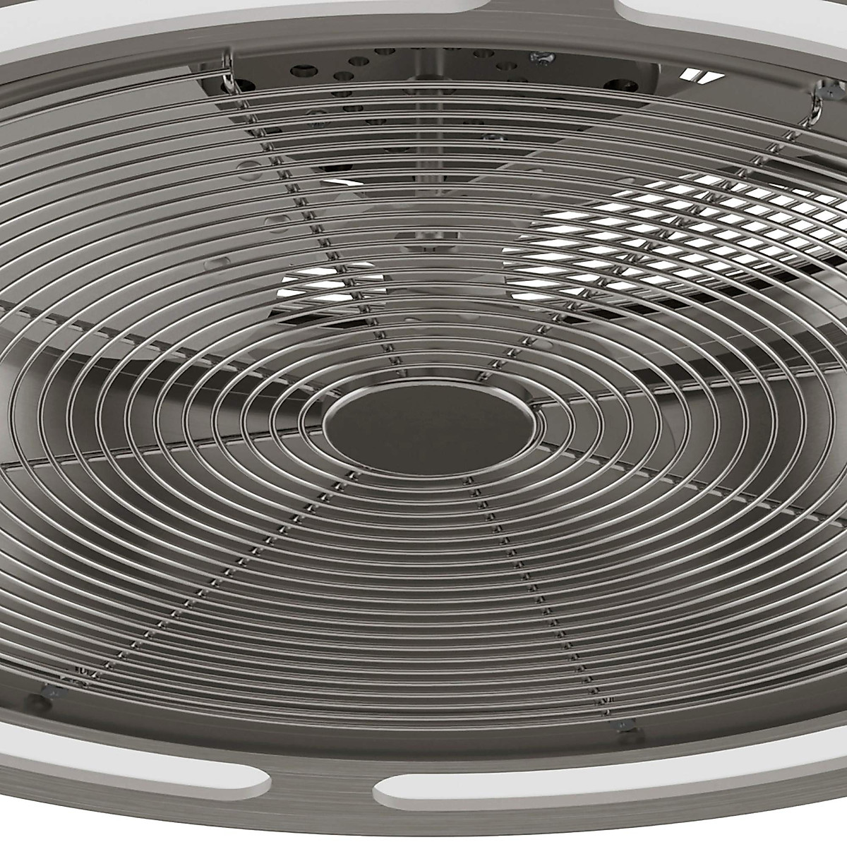 Hunter Tunley Indoor Ceiling Fan with LED Light and Wall Control, 12", Brushed Nickel